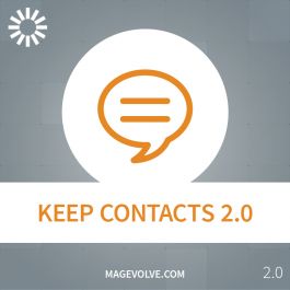 Keep Contacts 2.0 Extension - Magevolve.com
